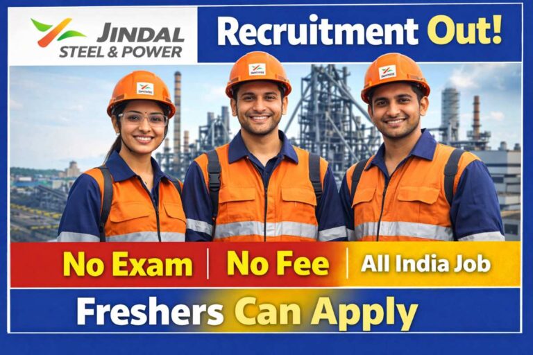 Jindal Steel & Power Recruitment 2026 - Apply online for Various ...